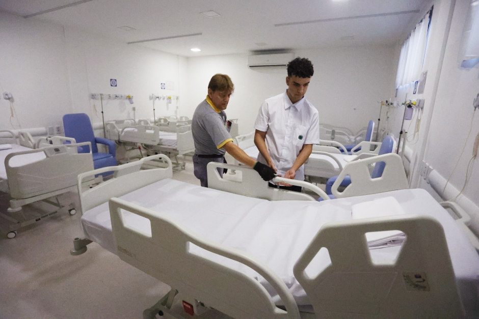 SJC: Hospital de Retaguarda é reaberto para internações